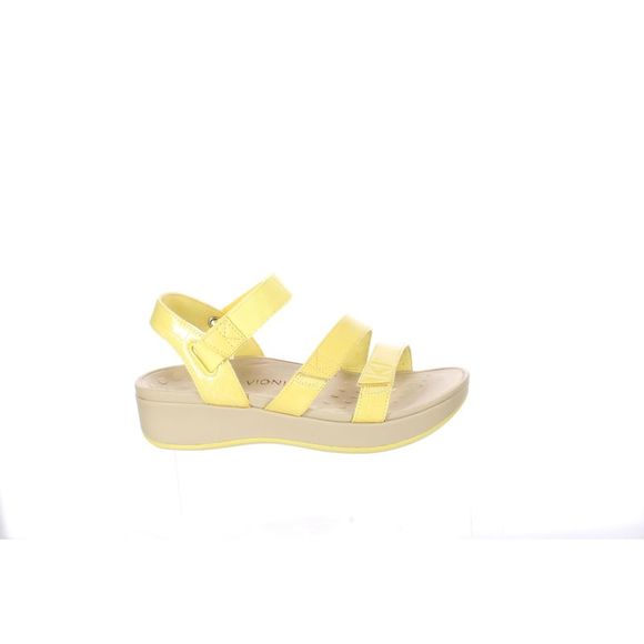 Vionic | Shoes | Vionic Womens Misty Yellow Ankle Strap Heels Size 8 ...